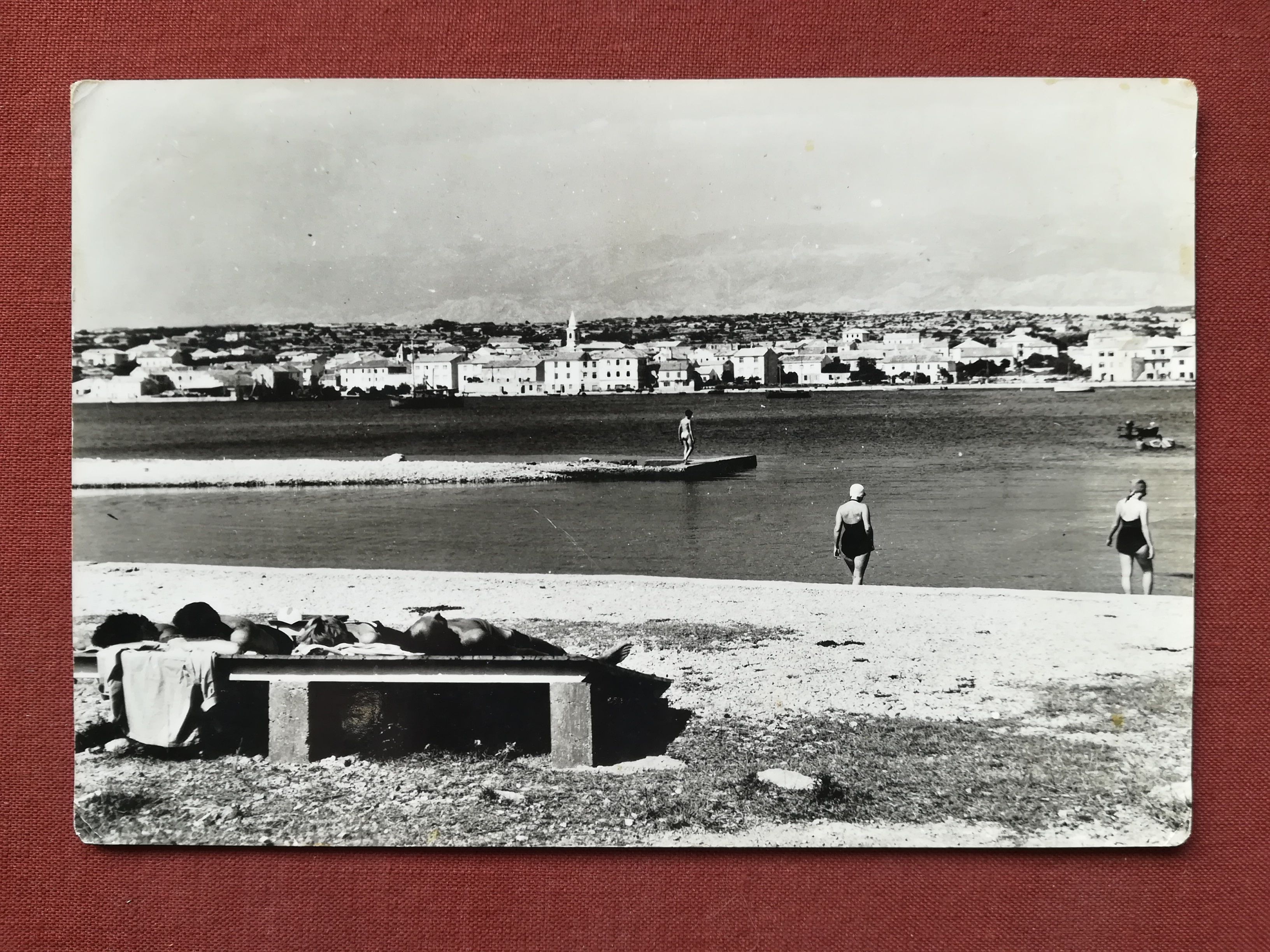 aukcije.hr - NOVALJA PAG =razglednica=putovala 1961=