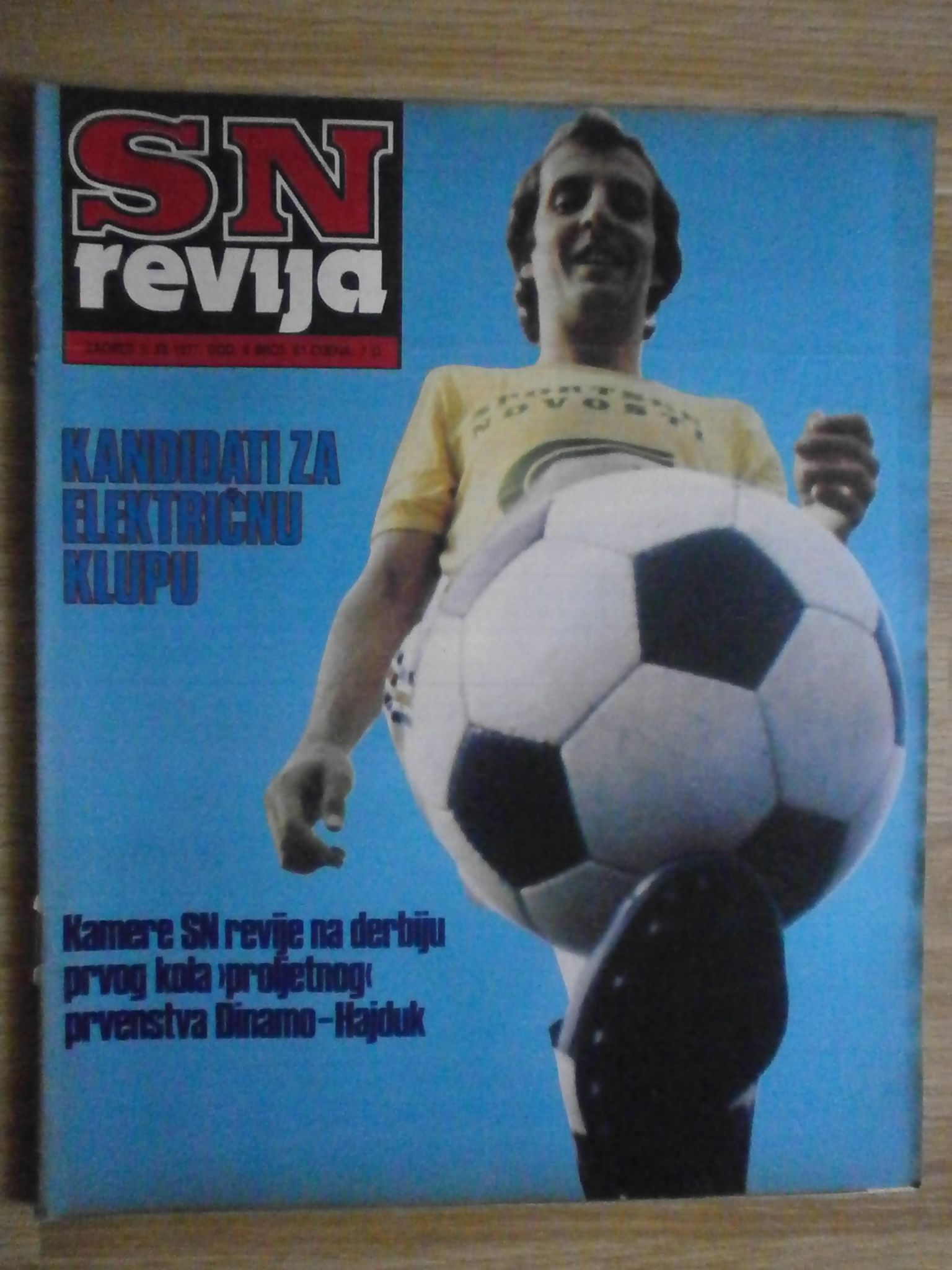 aukcije.hr - SN revija - broj 61 - 1977. - naslovnica Jurica Jerković ...