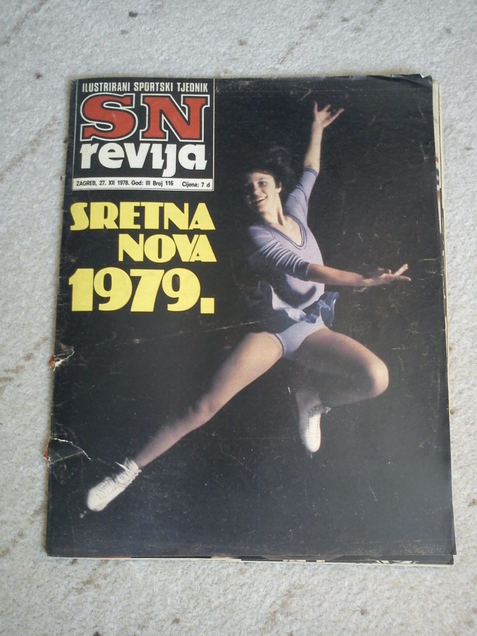 aukcije.hr - SN REVIJA BR. 116, POSTER KALENDAR 1979 NK DINAMO ZAGREB