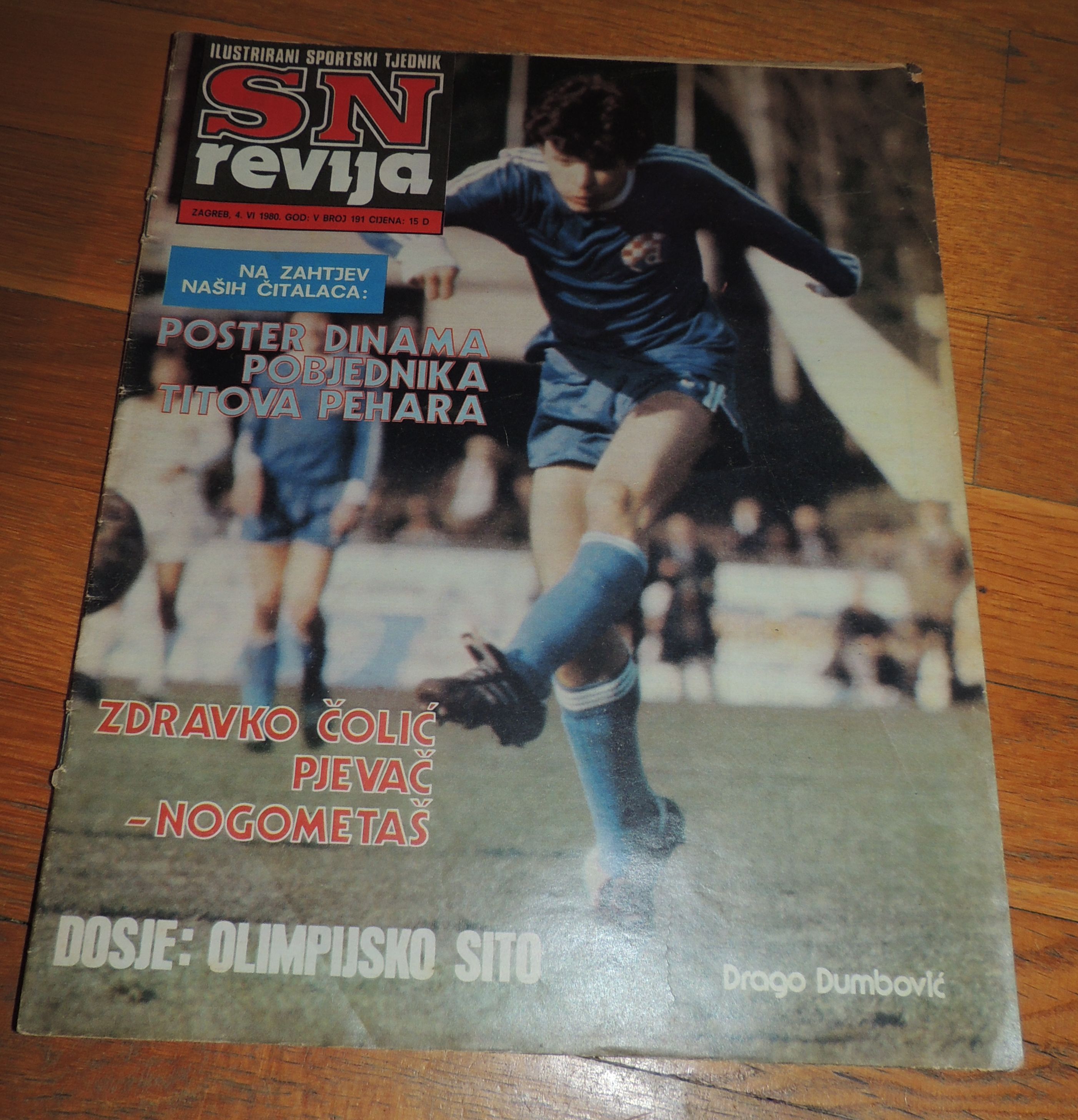 aukcije.hr - SN revija br. 191 Dinamo pobjednik Kupa poster