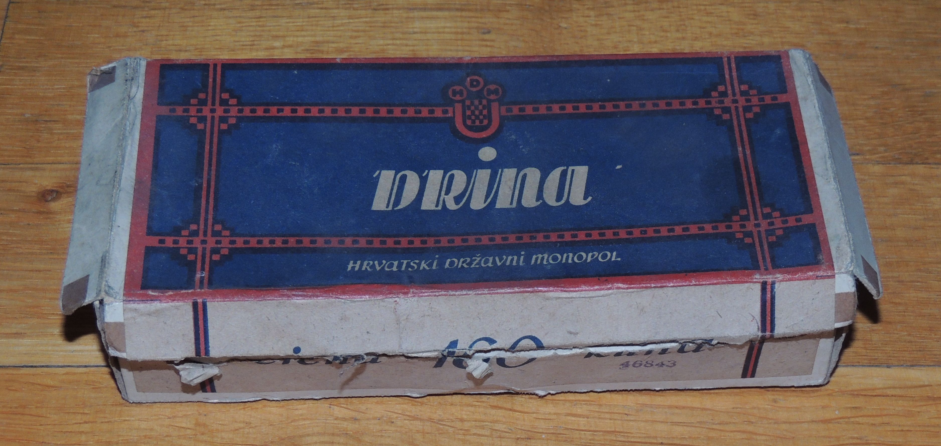 aukcije.hr - Kutija za cigarete Drina NDH