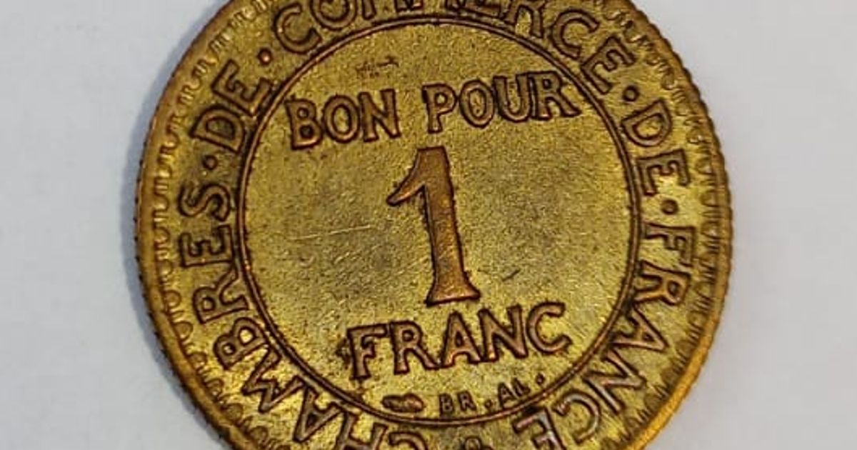 aukcije.hr - Francuska 1 franak, 1923 #108