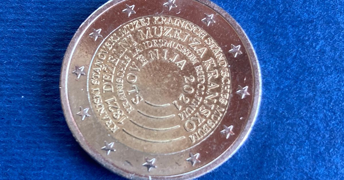 aukcije.hr - 2 CC EURO SLOVENIJA - Provincial Museum for Carniola 2021 ...