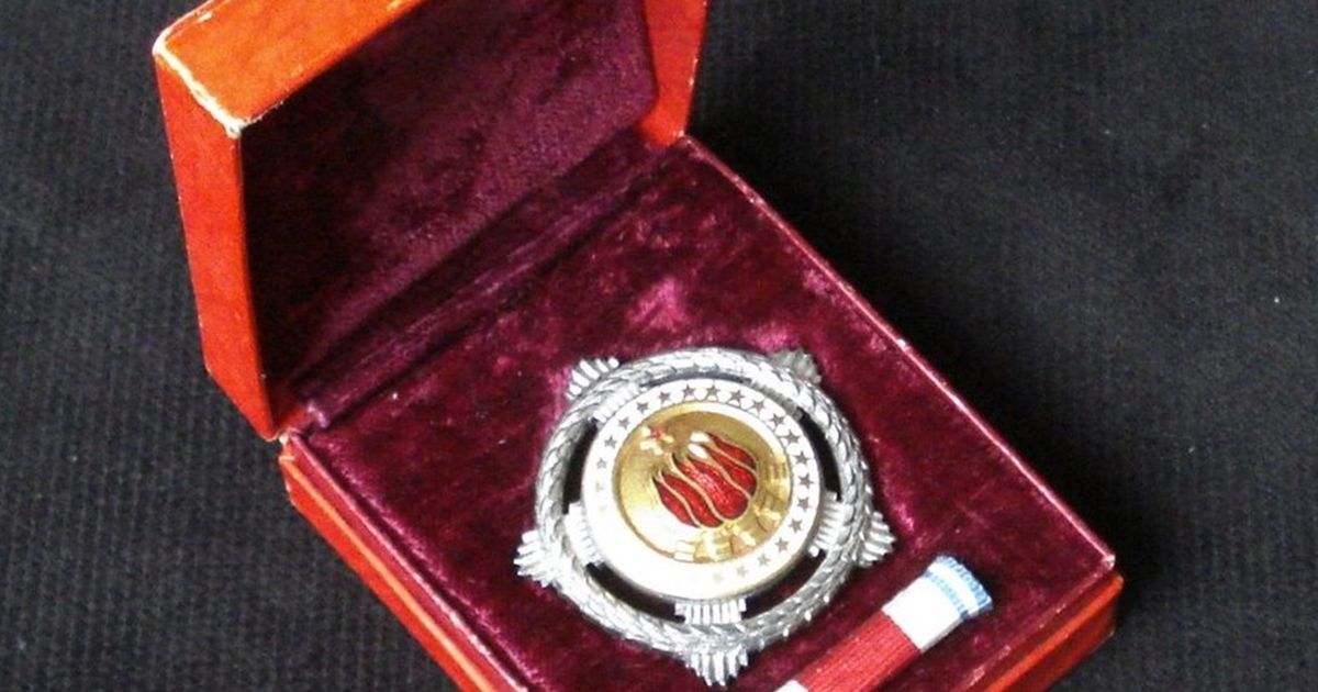 aukcije.hr - FNRJ - Orden Bratstva i Jedinstva II reda - Nr: 18599 - srebro