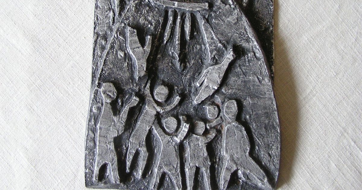 aukcije.hr - Metalni reljefni odljev °demien°