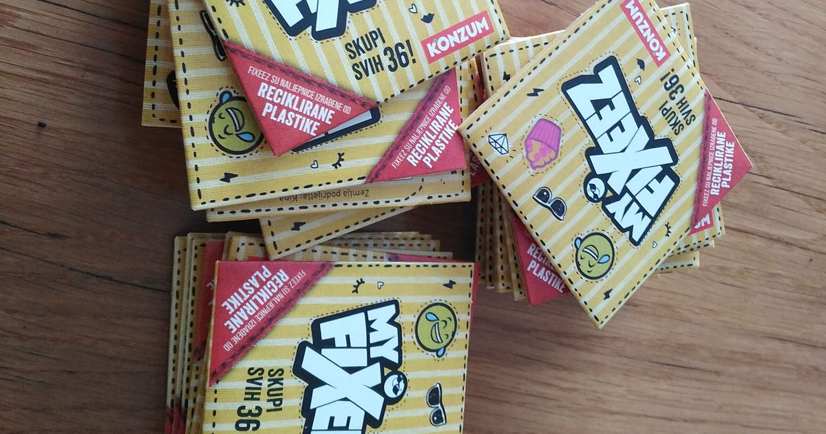 aukcije.hr - MY FIXEEZ - 27 NEOTVORENIH PAKETIĆA - KONZUM 2022 - lotovi2