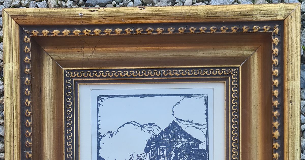 aukcije.hr - Dragutin Renarić, Zagreb, Sveti Duh, orginalni drvorez iz ...