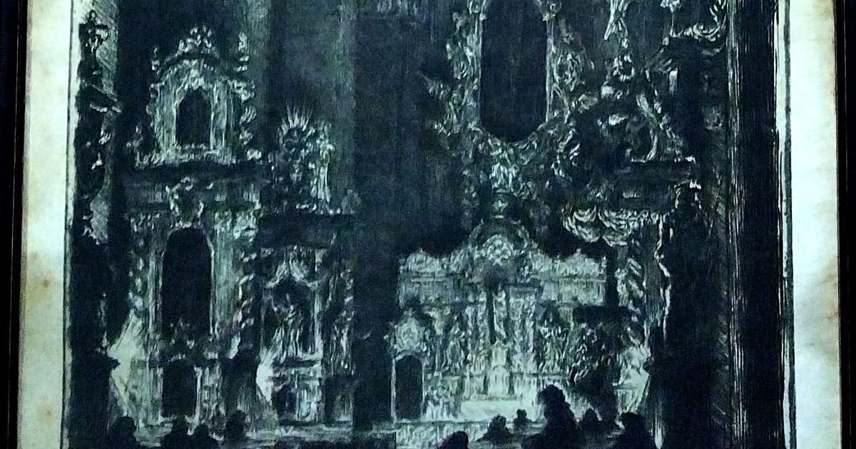 aukcije.hr - Bakropis muzejske kvalitete,oko 1900 g.,nevidjeno bogate i ...