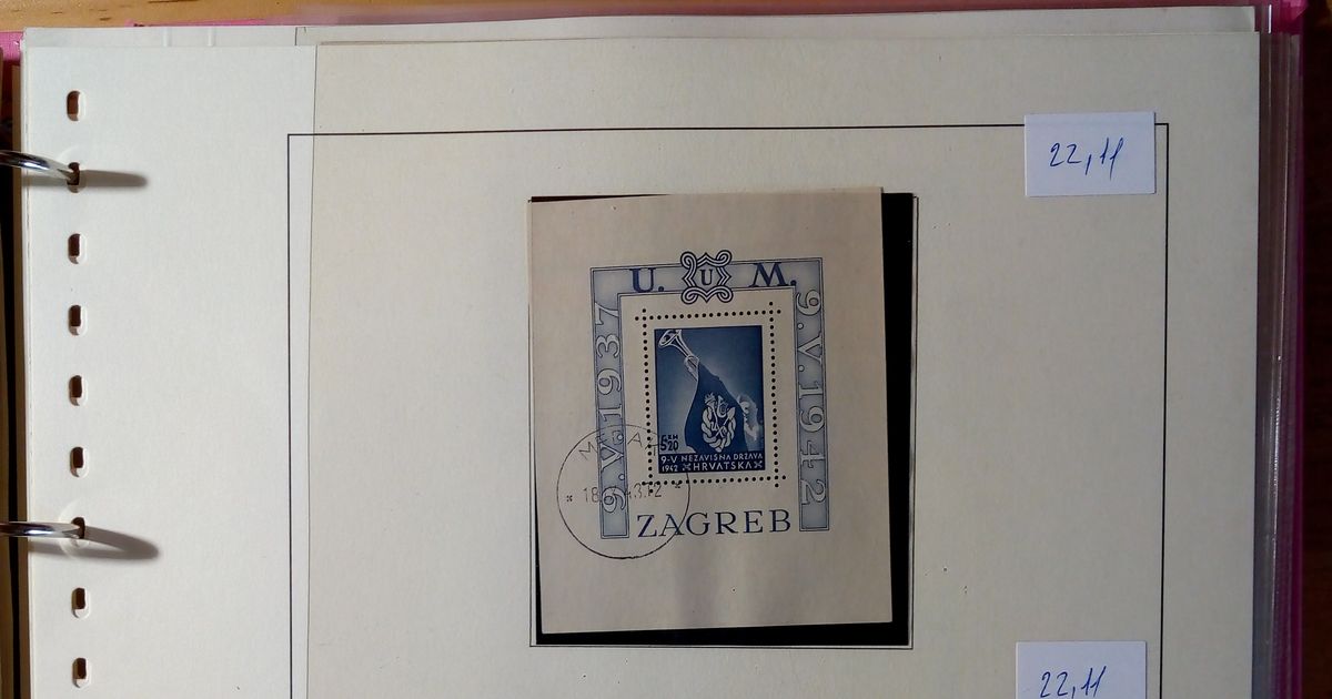 aukcije.hr - NDH, Linderer albumski list 23