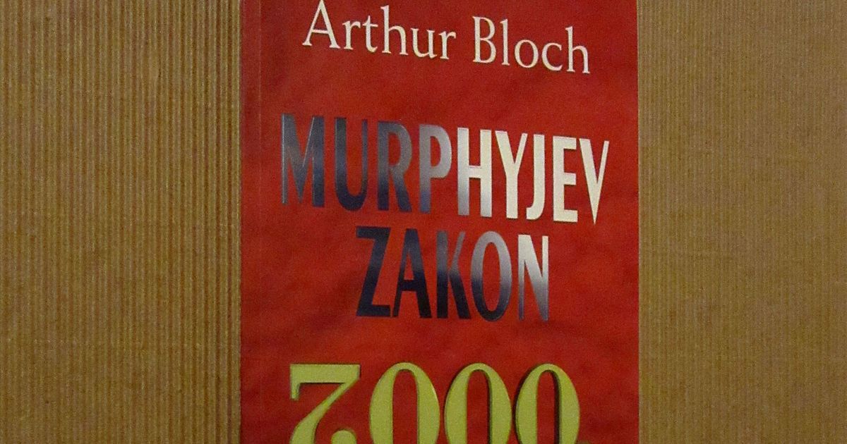 aukcije.hr - Arthur Bloch - Murphyjev zakon 2000.