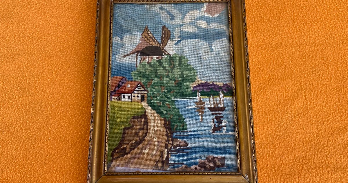 aukcije.hr - Vjetrenjača - Stari goblen