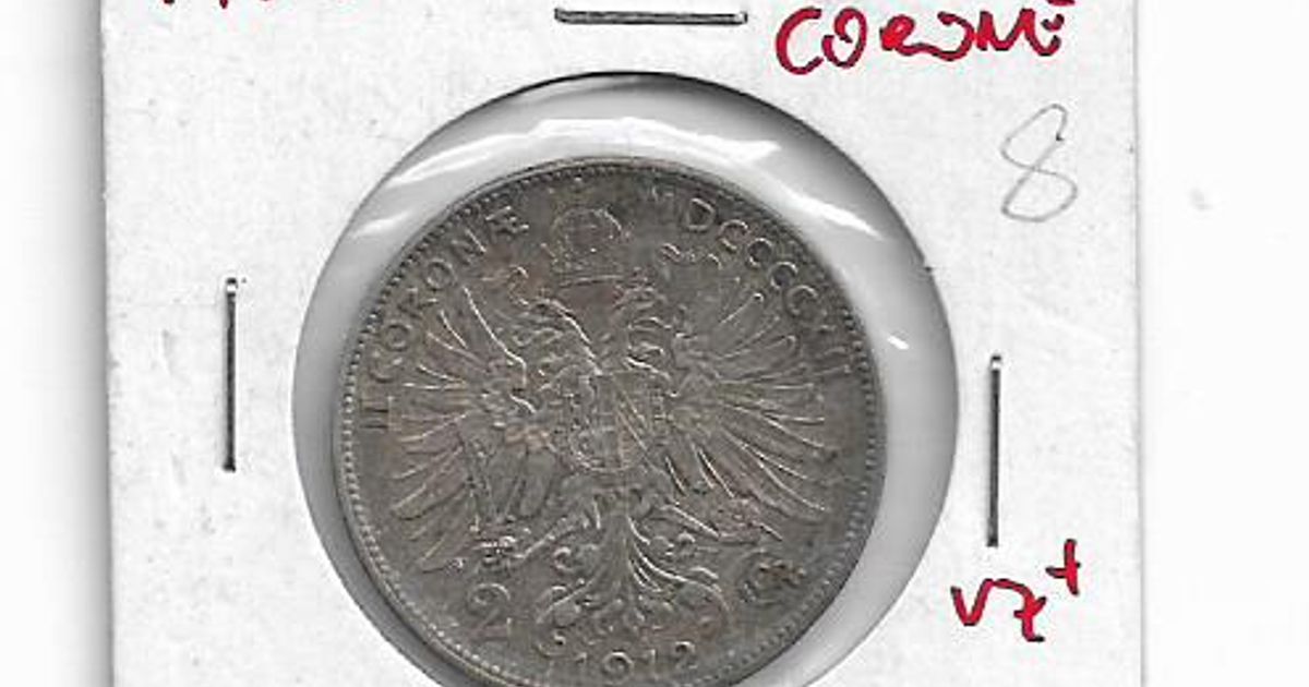 aukcije.hr - Austrougarska 2 Corona 1912 srebro 10 grama