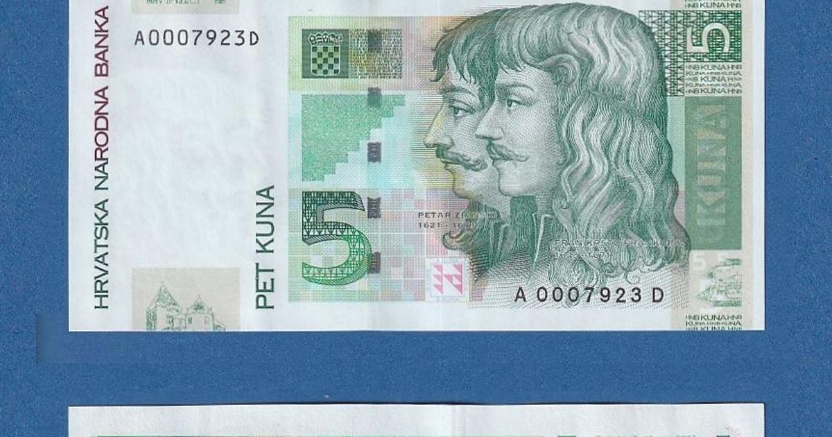 aukcije.hr - HRVATSKA 5 KUNA 2001 UNC