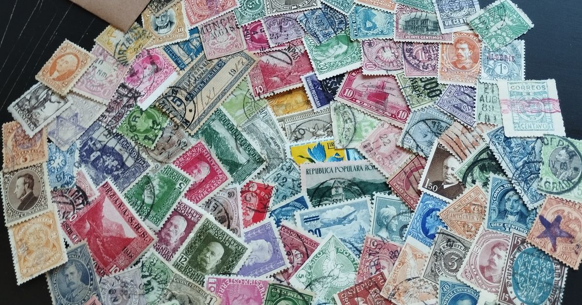 aukcije.hr - Fenomenalna Stara Kuverta SA OKO STOTINU KLASIČNIH MARAKA