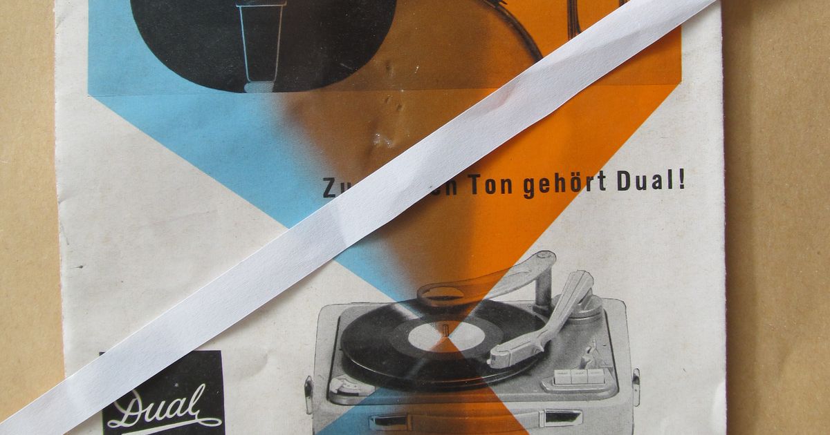 aukcije.hr - DUAL -GRAMOFONI / STARI TVORNIČKI PROSPEKT (zm)