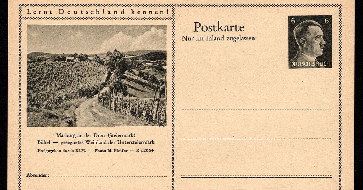 aukcije.hr - Dopisnica iz WW2, Marburg an der Drau, današnji Maribor, A ...