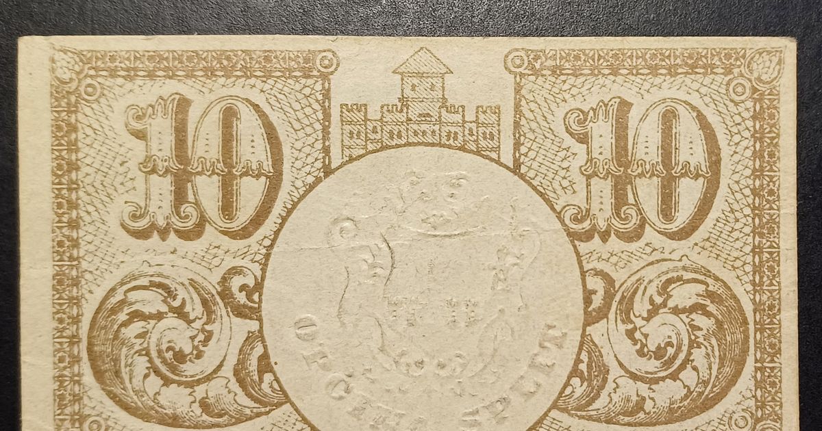 aukcije.hr - Split gradski novac 10 Helera 2. kolovoza 1919. doznaka ...